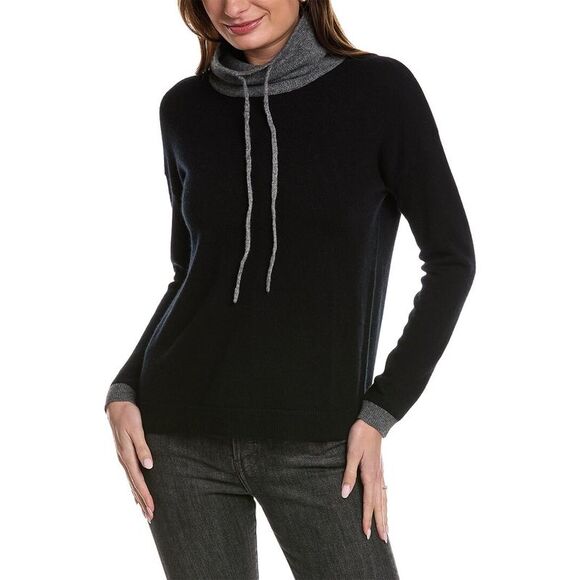 Amicale Cashmere | Sweaters | Amicale Cashmere Colorblocked Cashmere ...